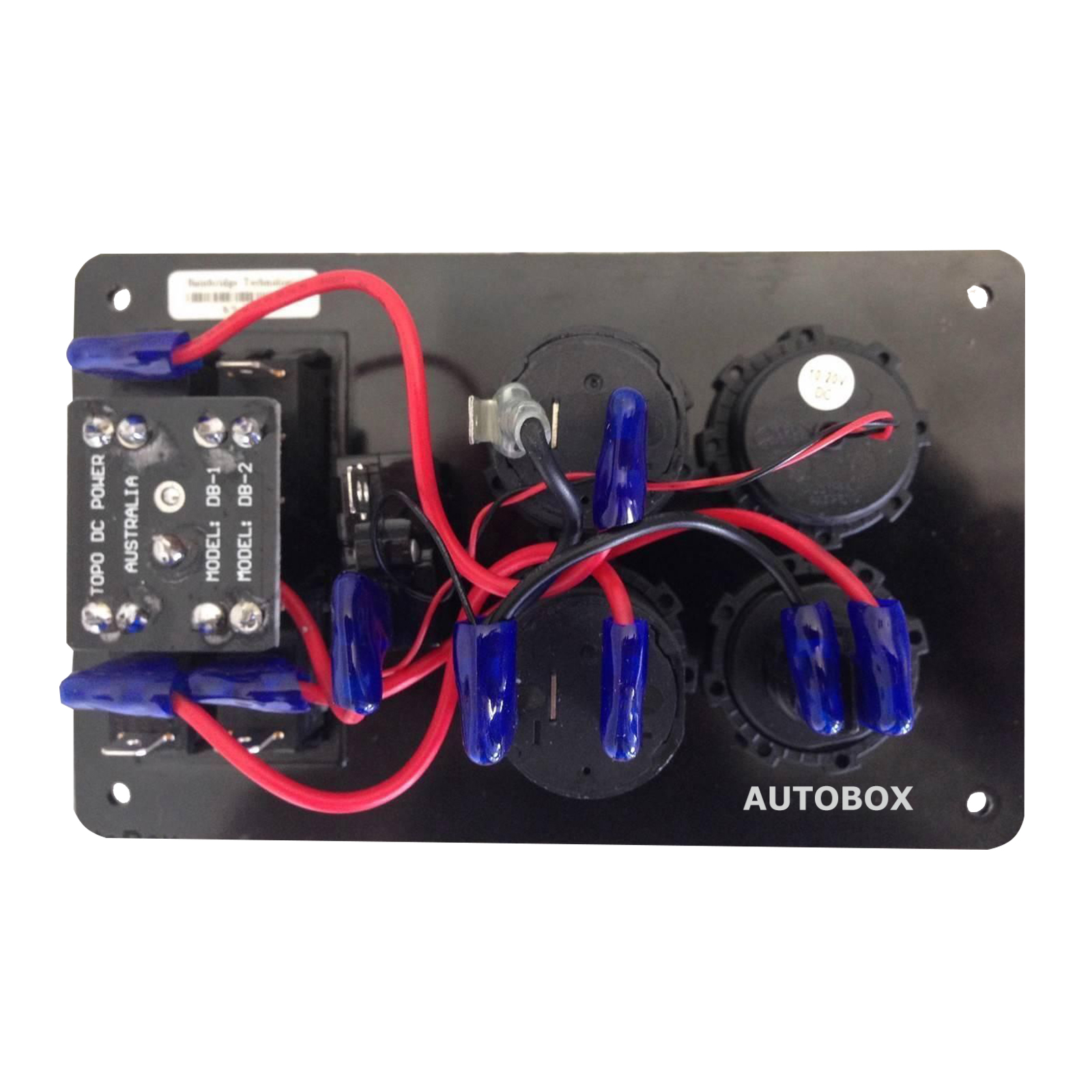 BAINTECH 12 VOLT DISTRIBUTION POWER PANEL VOLTMETER 4wd 4x4 USB 2x CIGA ... BAINTECH 12 VOLT DISTRIBUTION POWER PANEL VOLTMETER 4wd 4x4 USB 2x CIGA ...
